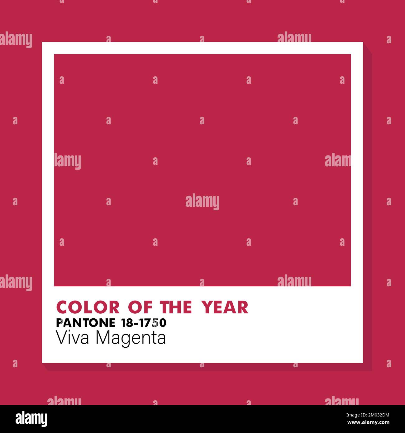 Viva Magenta 18-1750 color of the year 2023. Abstract background with ...