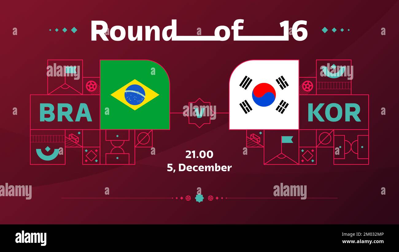 brazil korea republic playoff round of 16 match Football 2022. 2022 ...