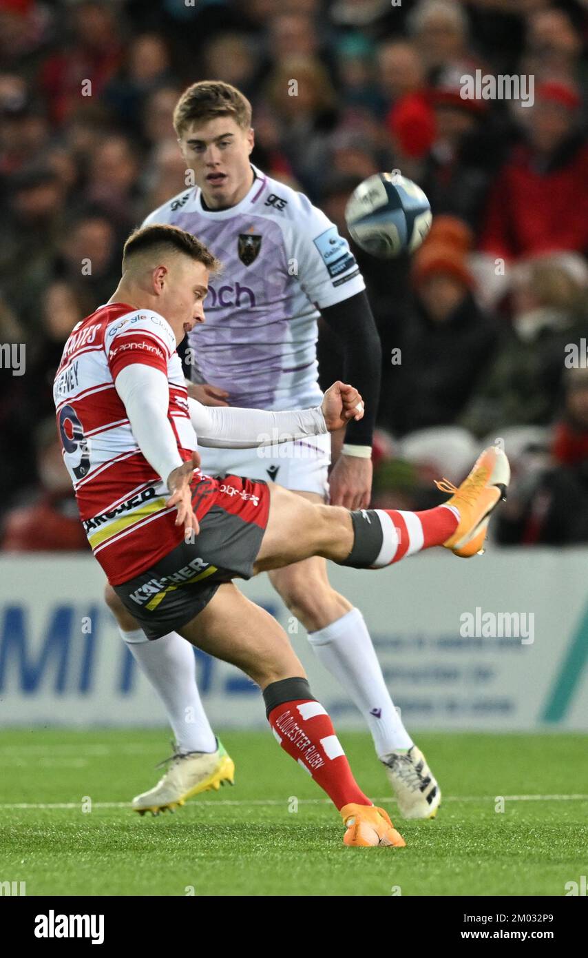 Kingsholm Stadium, Gloucester, Gloucestershire, UK. 3rd Dec, 2022 ...