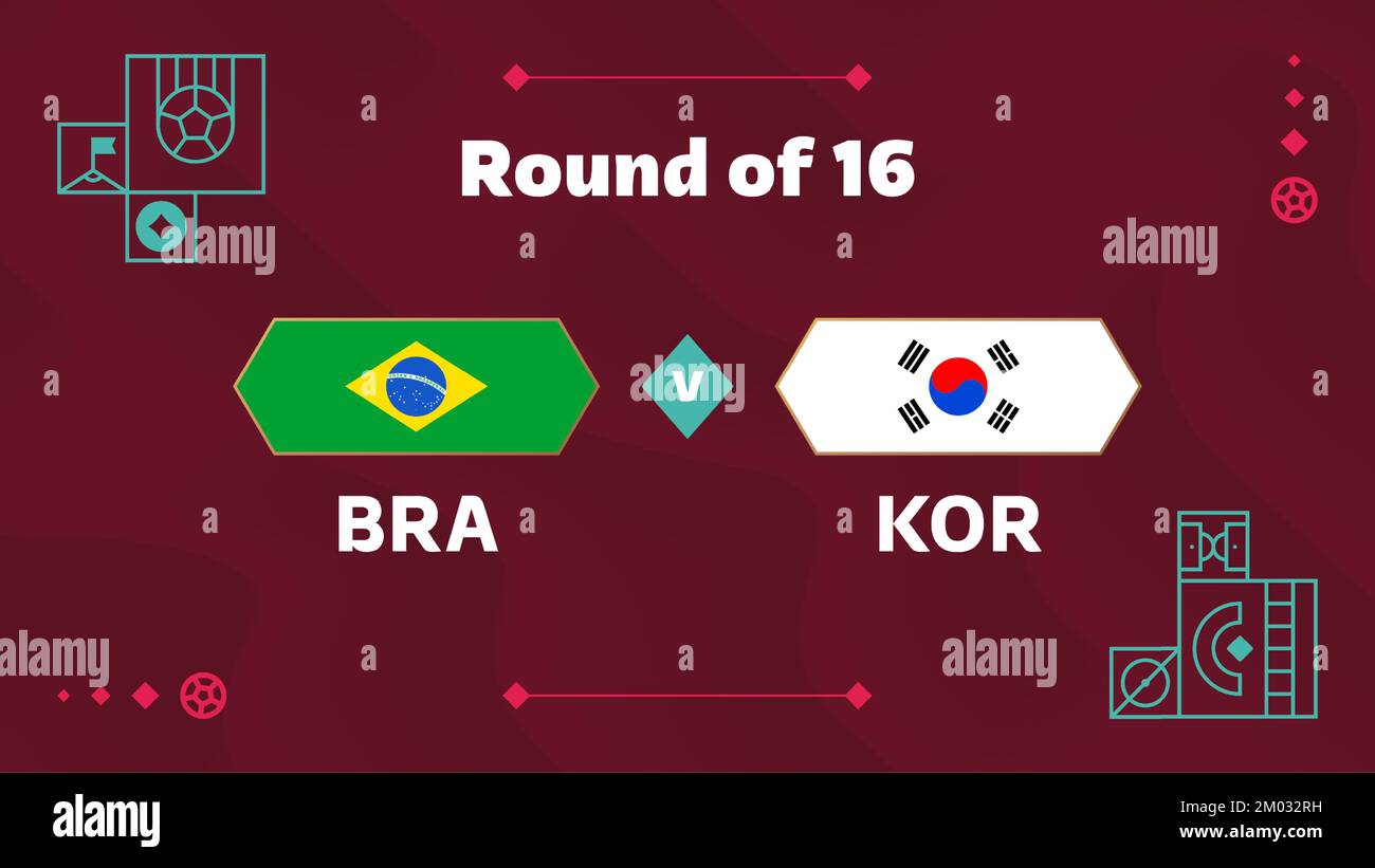 brazil korea republic playoff round of 16 match Football 2022. 2022 ...