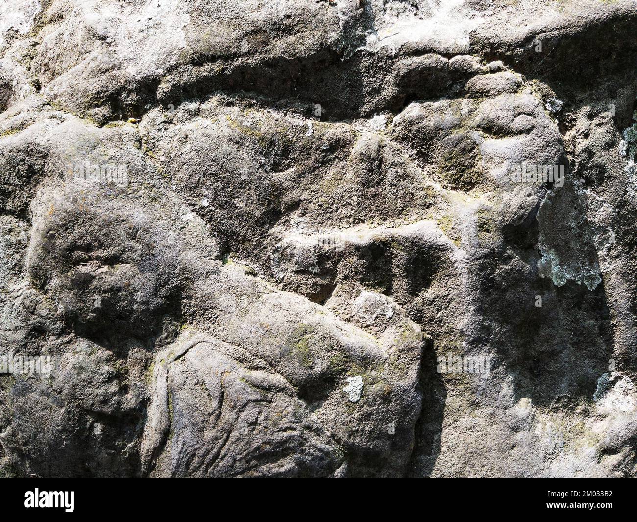 Texture of ancient stone blocks of ancient buildings made of natural ...