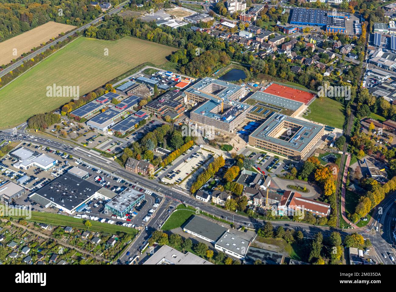 Construction site vocational training campus moers hi-res stock ...