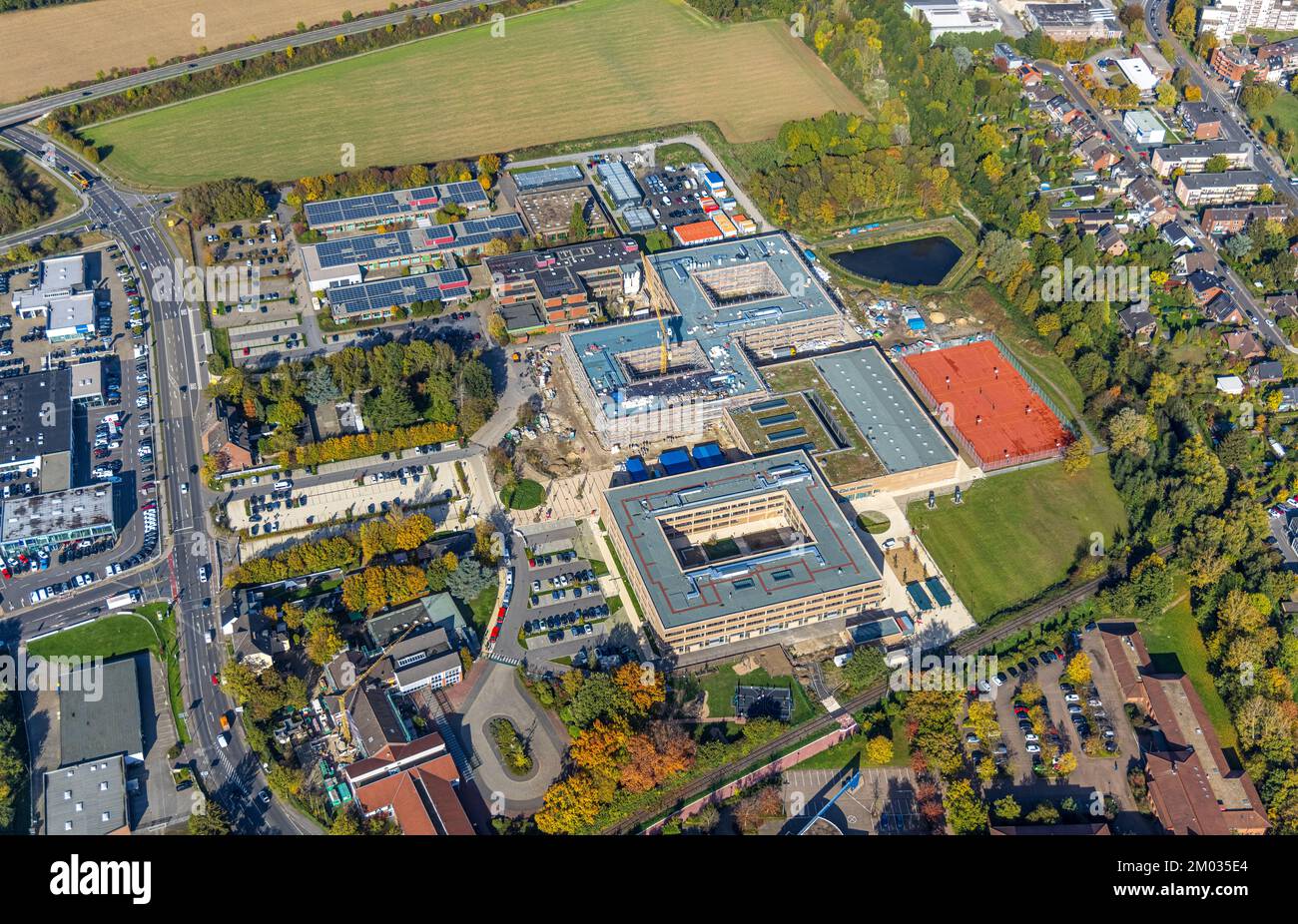 Construction site vocational training campus moers hi-res stock ...