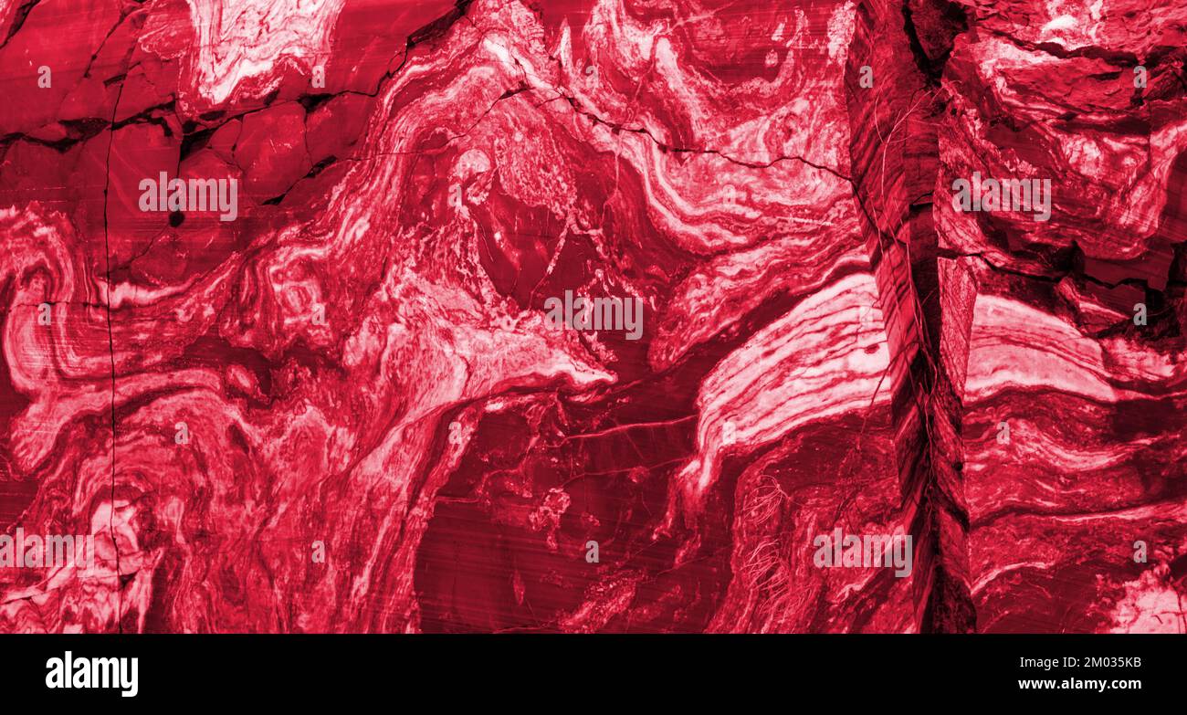 Marble of Viva Magenta color. textured background with marble pattern ...