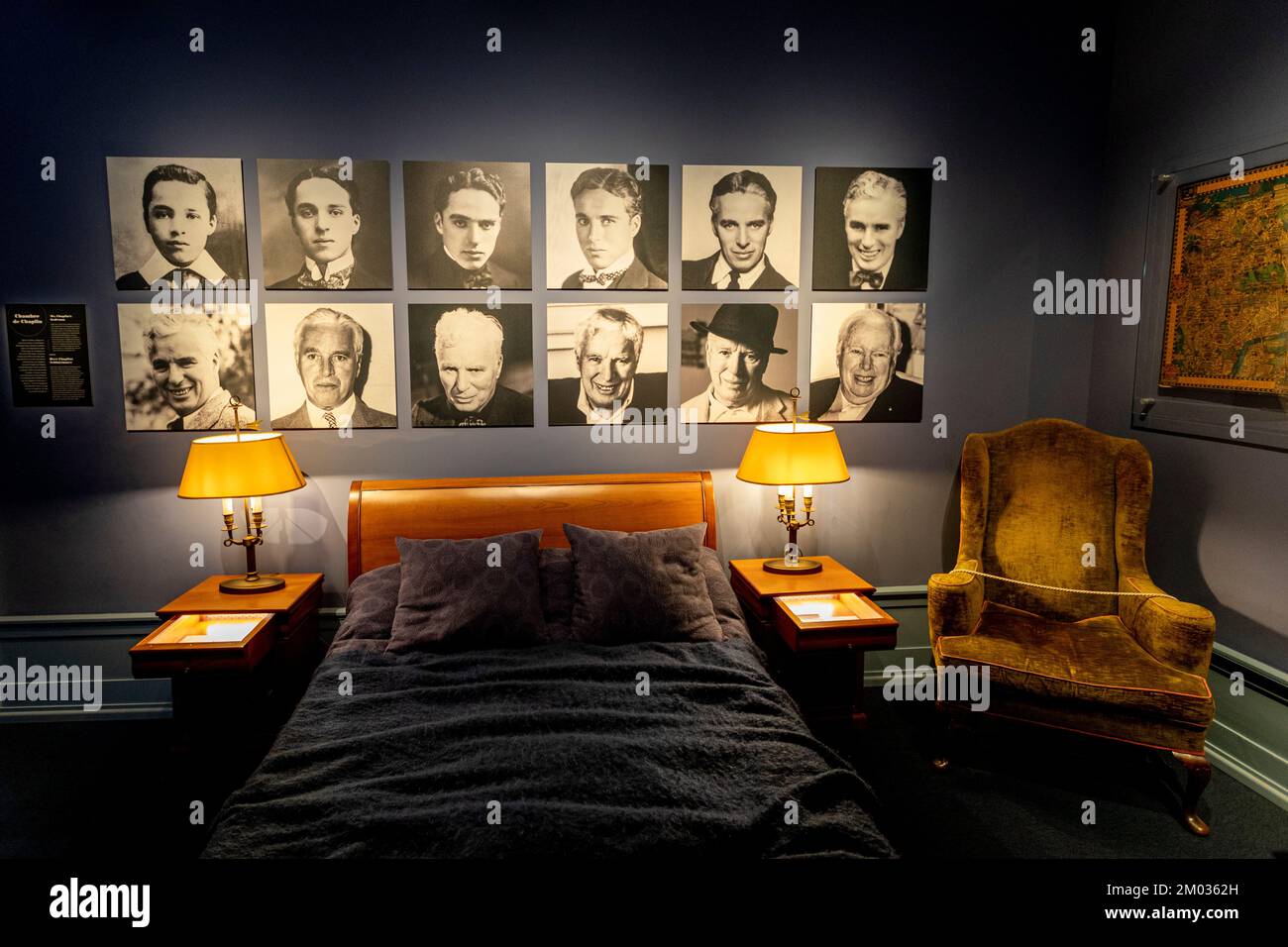 Charlie Chaplin museum, Charlie Chaplin's former home in Chaplin's ...