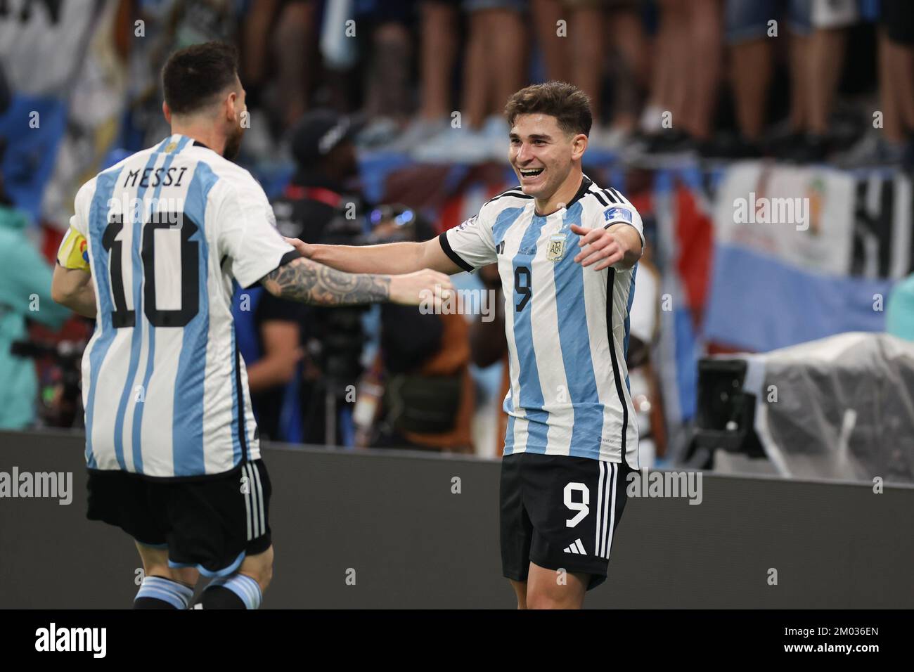 Doha, Qatar. 03rd Dec, 2022. Julián Álvarez Player of Argentina ...