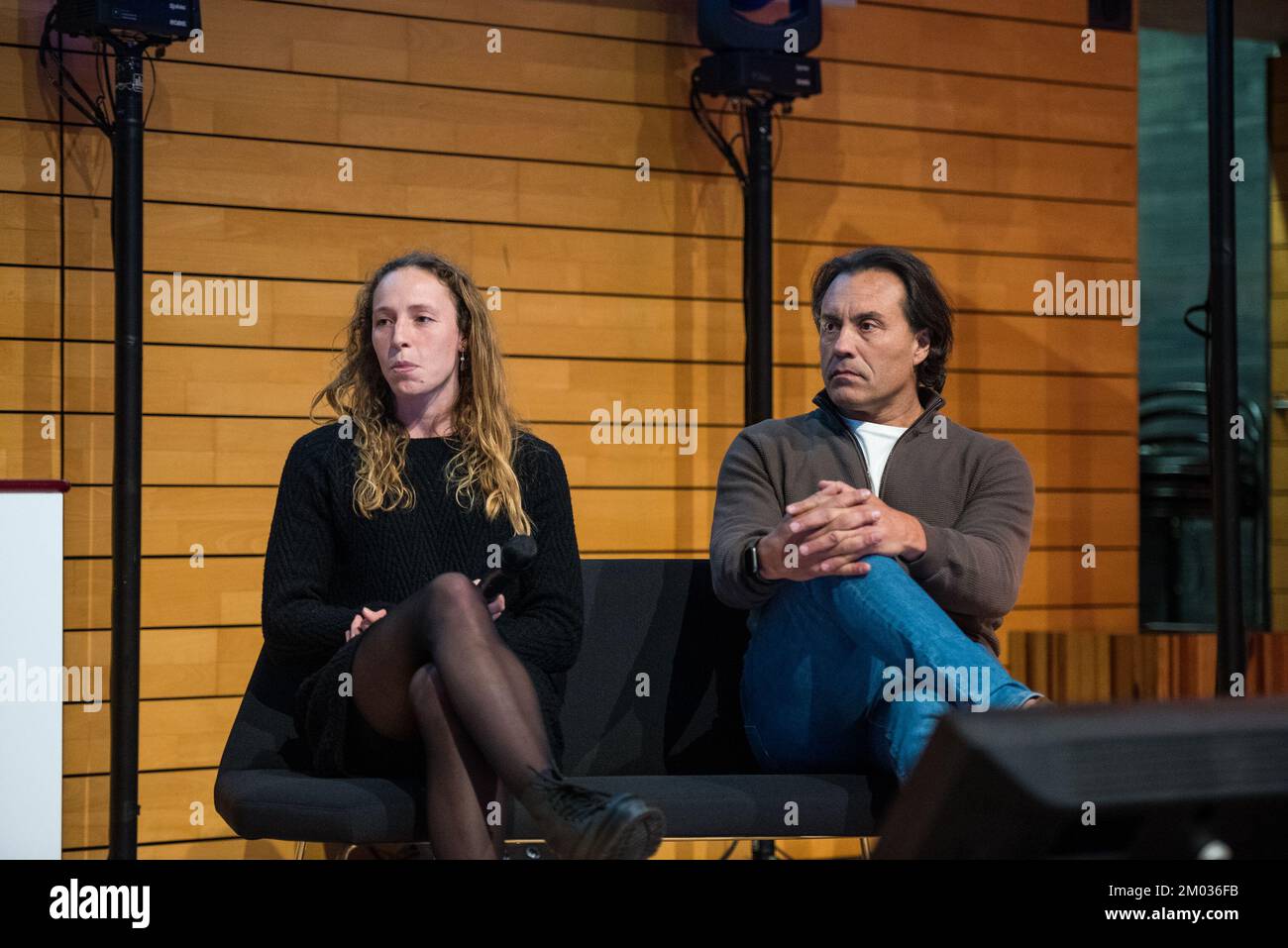 Silver Spike winner Noor Vidts and Athletics coach Fernando Oliva ...