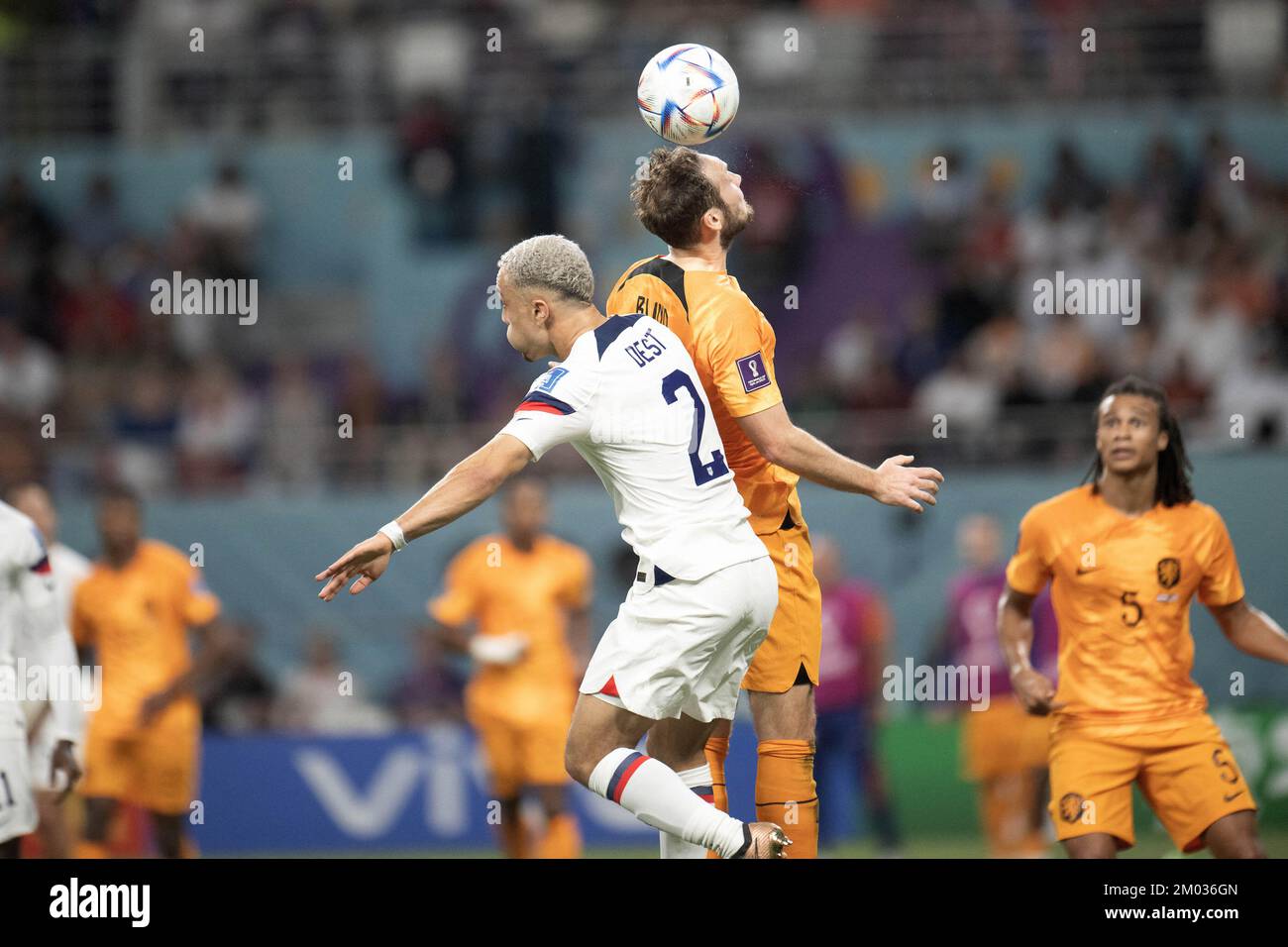 Doha, Qatar. 03rd Dec, 2022. Daley Blind of Holland in action during ...