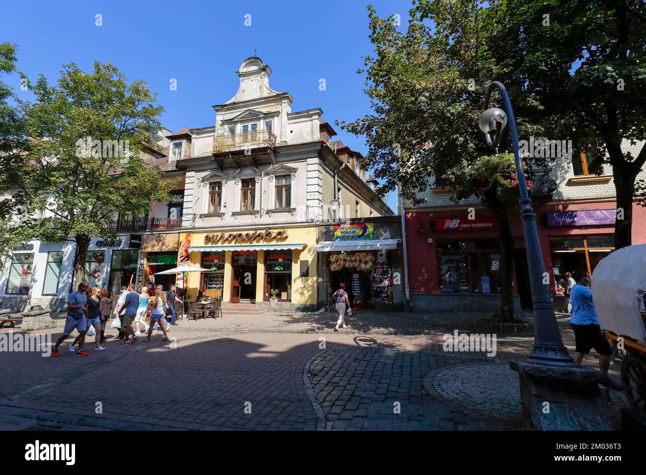 Zakopane, Poland - September 12, 2016: Europejska, famous Cafe that is ...
