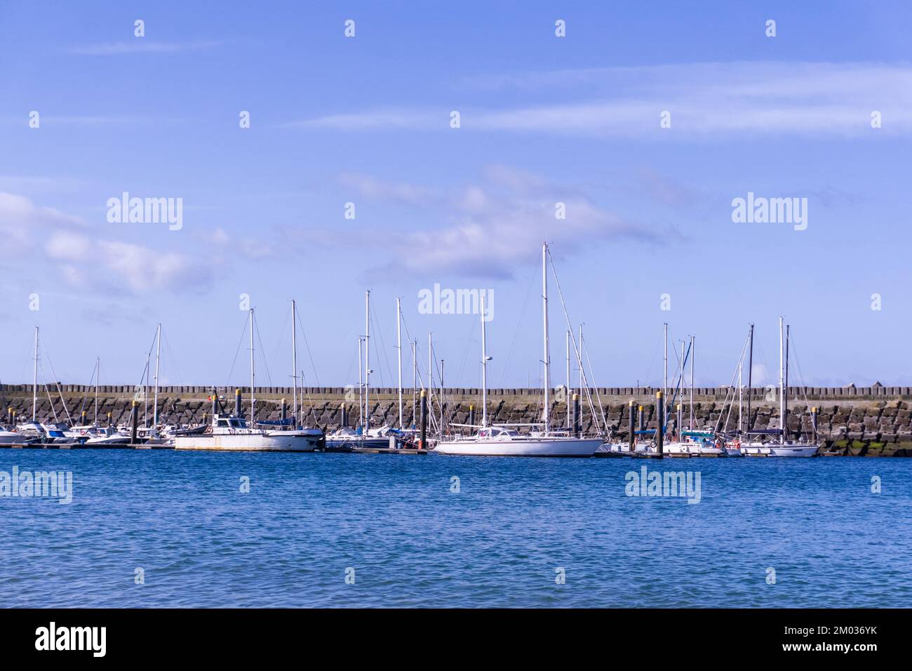 Berth with boats and yachts in the Atlantic Ocean Stock Photo - Alamy