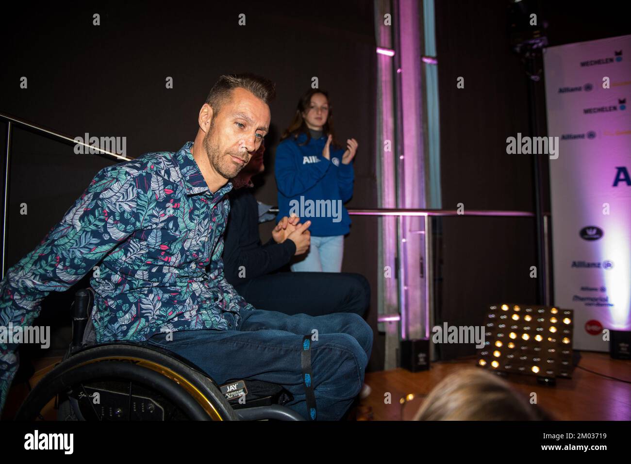 Paralympian athlete Roger Habsch pictured at the 'Golden Spike ...