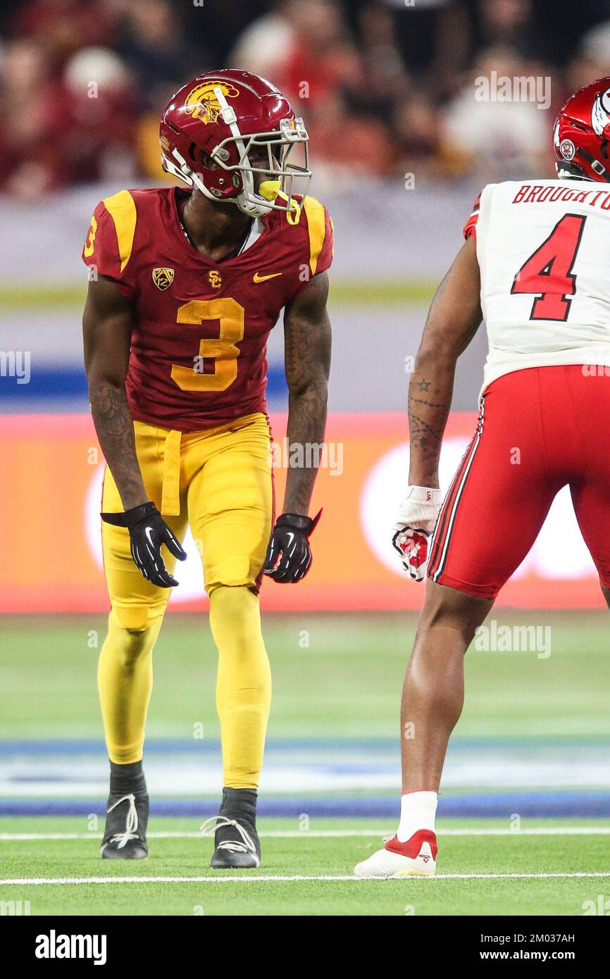 Las Vegas, NV, USA. 2nd Dec, 2022. USC Trojans wide receiver Jordan ...