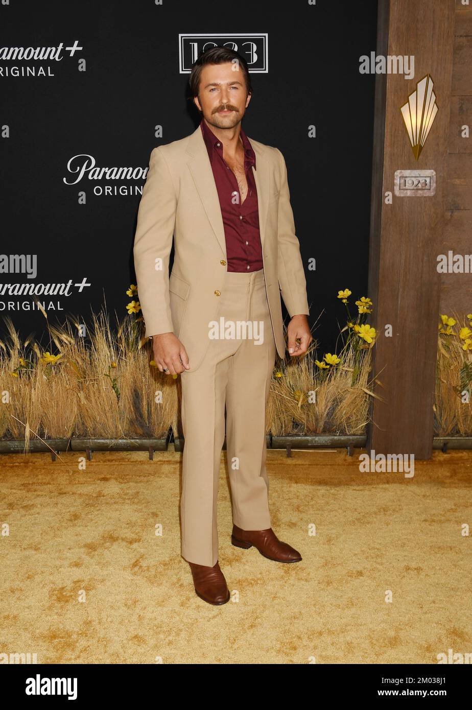 LOS ANGELES, CALIFORNIA - DECEMBER 02: Brandon Sklenar attends the Los ...