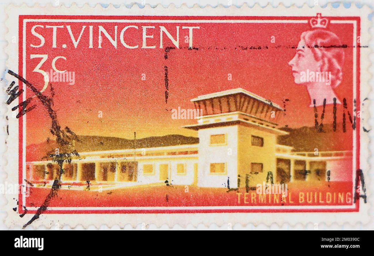 Photo of a postage stamp from Saint Vincent and The Grenadines Terminal ...