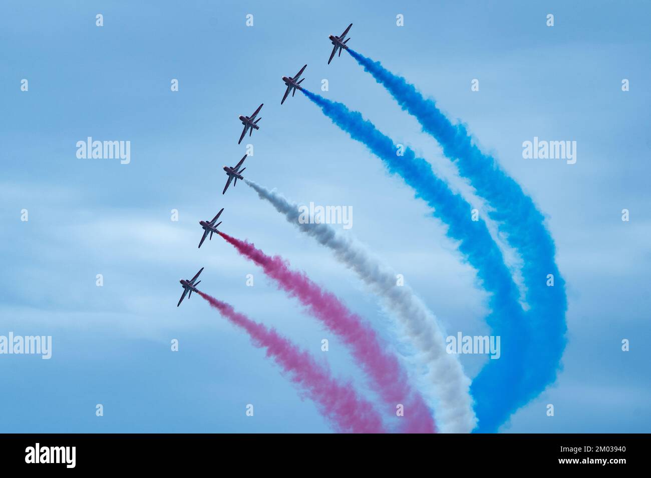 RAF Red Arrows Bournemouth Air Festival 2022 Stock Photo - Alamy