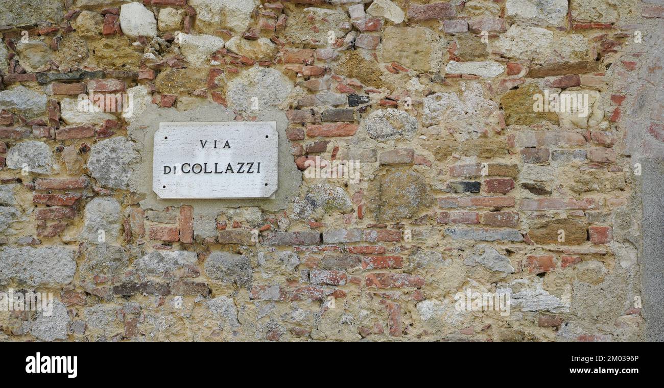 Tuscan sign hi-res stock photography and images - Alamy