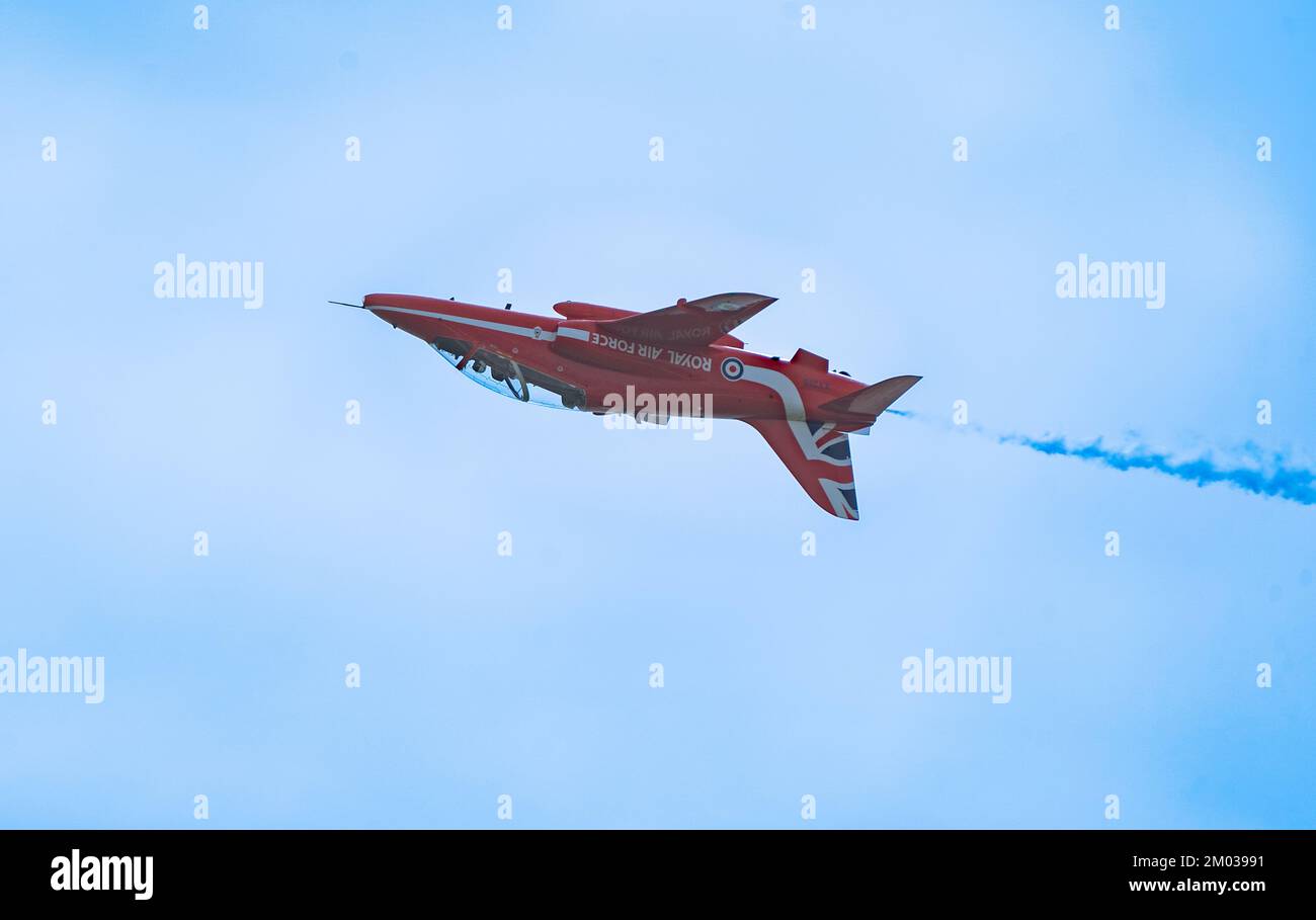 RAF Red Arrows Bournemouth Air Festival 2022 Stock Photo - Alamy
