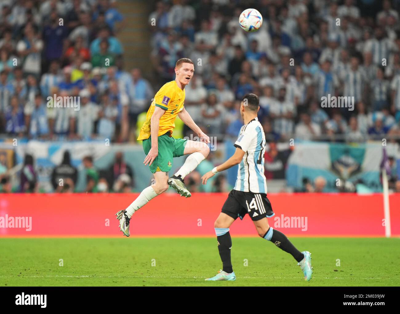 Kye Rowles of Australia during the FIFA World Cup Qatar 2022 match ...