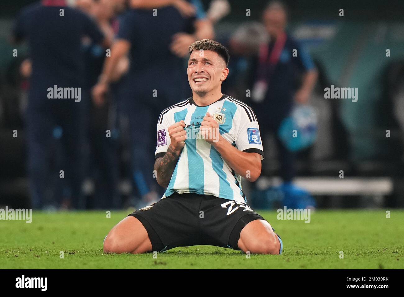 Al Rayyan, Qatar. 03rd Dec, 2022. Lisandro Martinez of Argentina during the FIFA World Cup Qatar ...