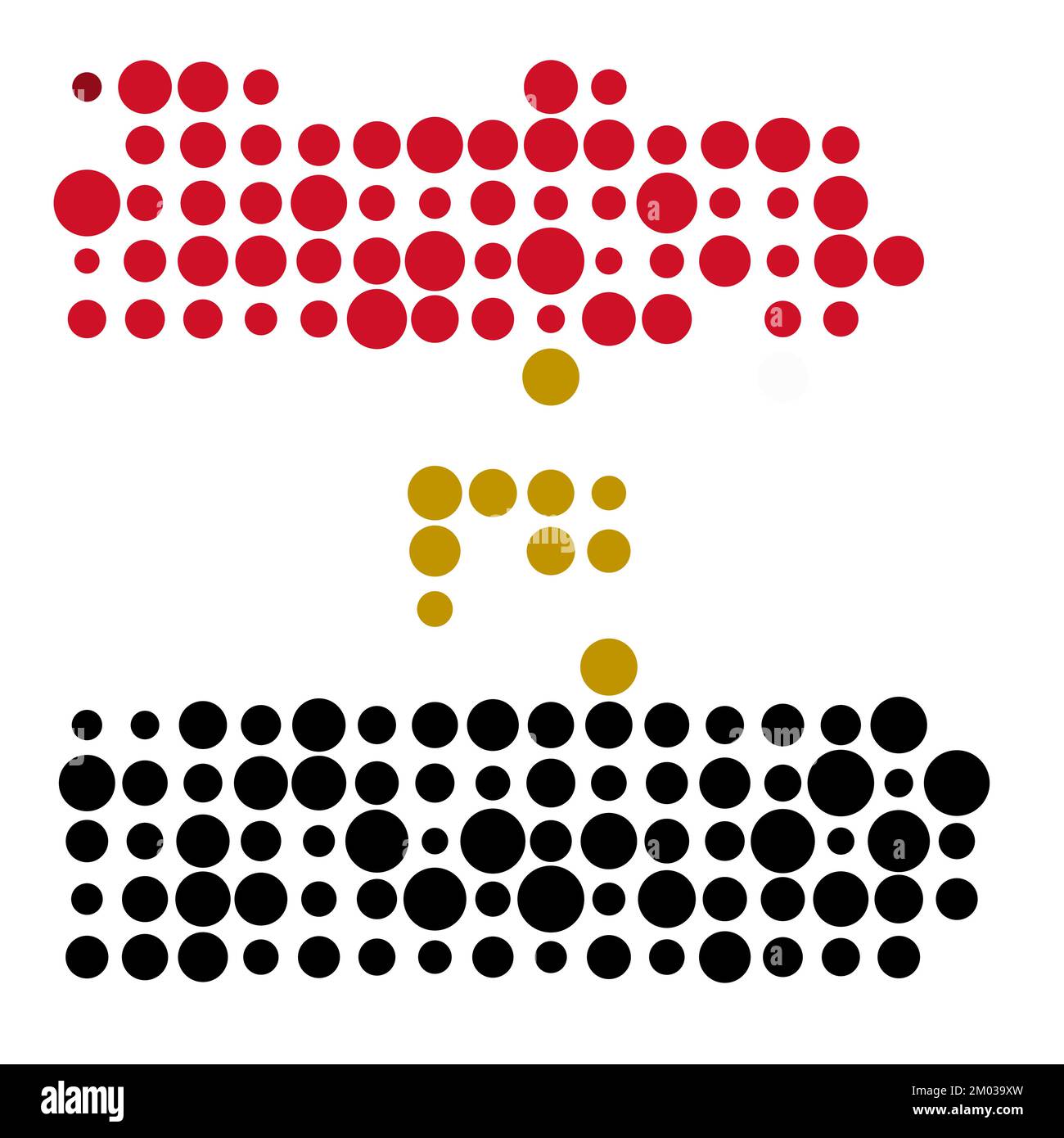 Egypt Map Silhouette Pixelated generative pattern illustration Stock ...