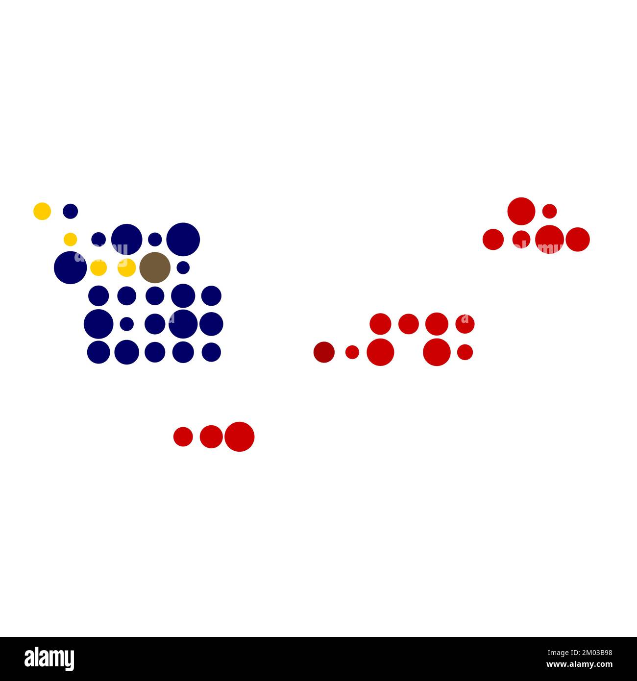 Malaysia Map Silhouette Pixelated generative pattern illustration Stock ...