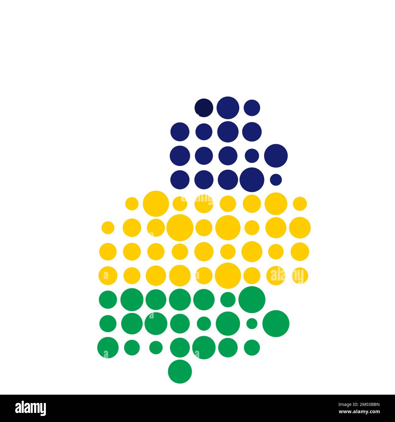 Mauritius Map Silhouette Pixelated generative pattern illustration ...