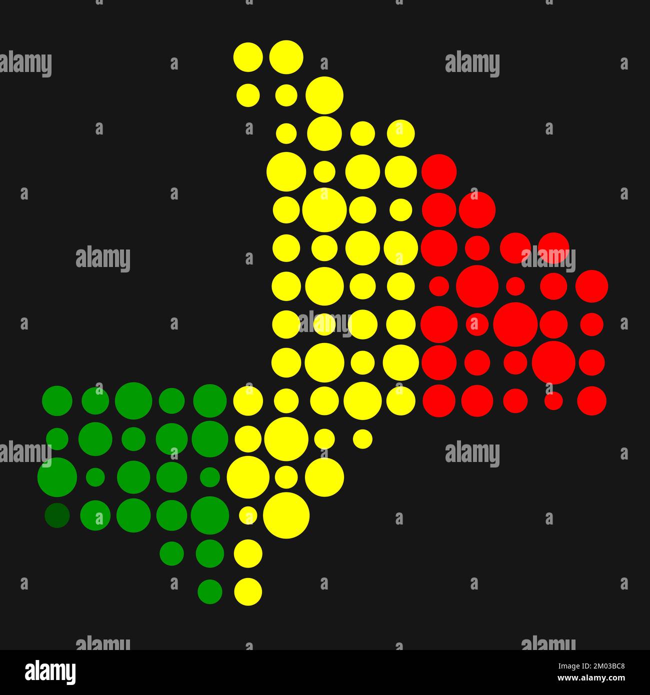 Mali Map Silhouette Pixelated generative pattern illustration Stock ...