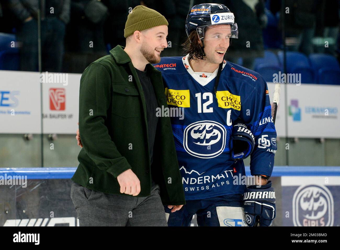 03.12.2022, Ambri, Gottardo Arena, NL: HC Ambri-Piotta - SC Rapperswil ...