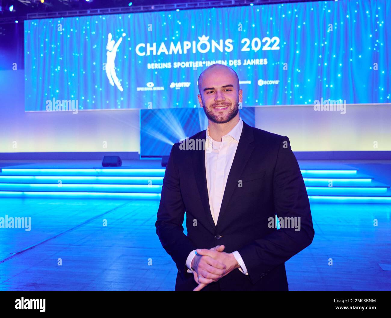 Berlin, Germany. 03rd Dec, 2022. Julian Weber, javelin thrower, arrives ...
