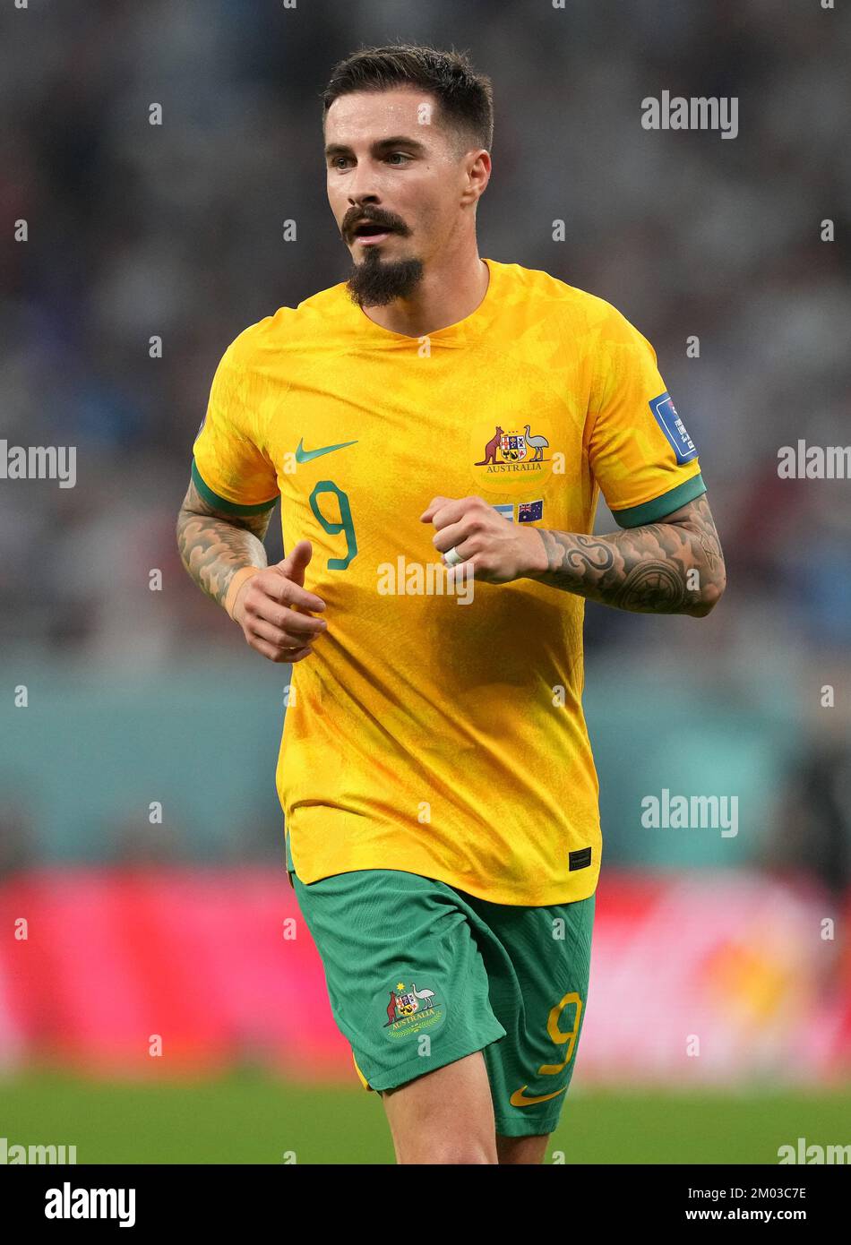 Australia's Jamie Maclaren during the FIFA World Cup round of 16 match ...