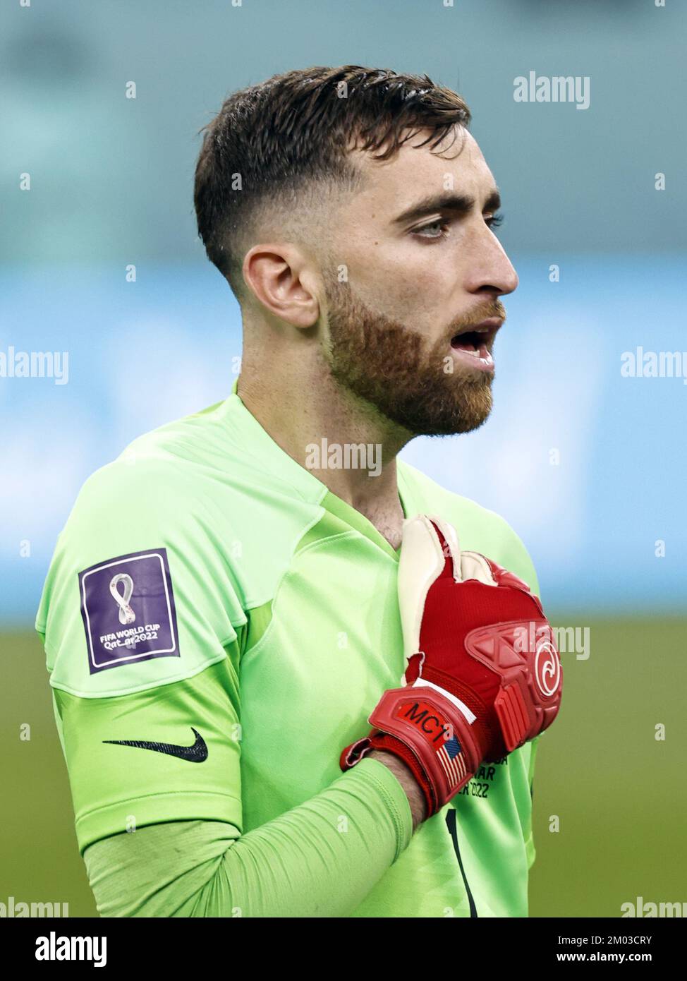AL-RAYYAN - United States goalkeeper Matt Turner during the FIFA World ...