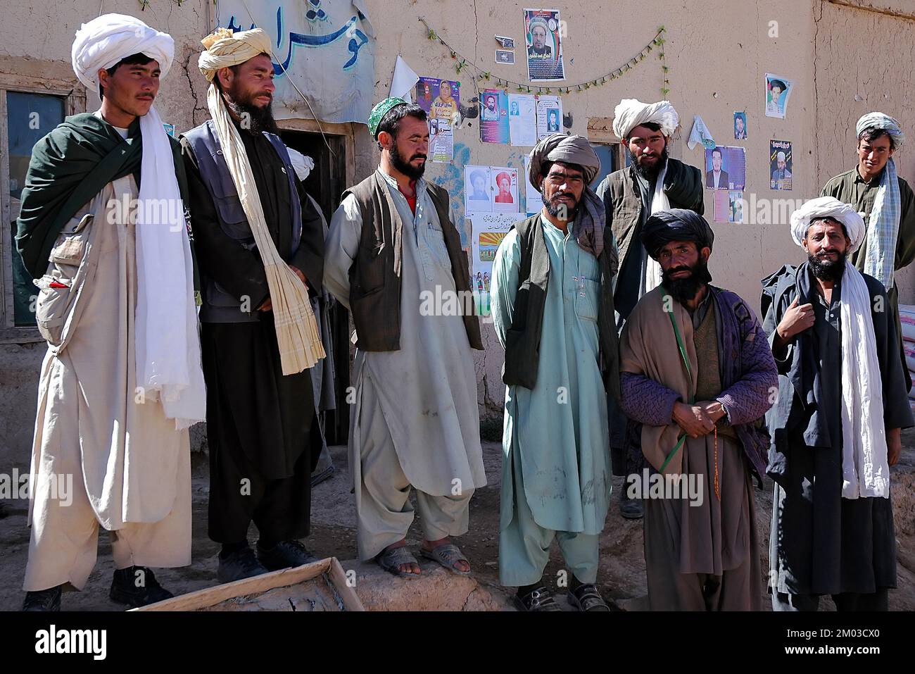 A small town between Chaghcharan and the Minaret of Jam, Ghor Province ...