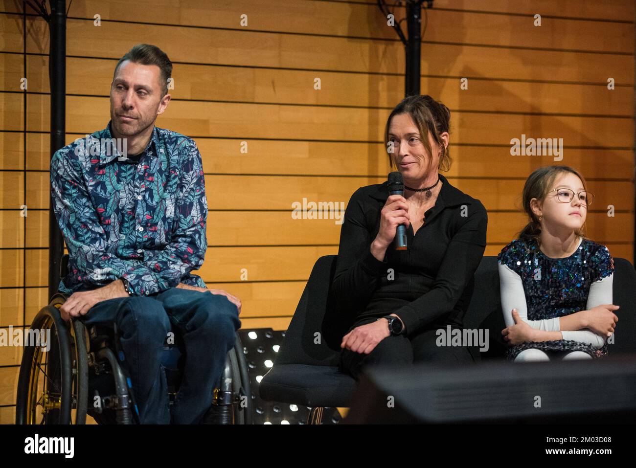 Belgian Roger Habsch and coach Pascale Henkinbrant pictured at the ...