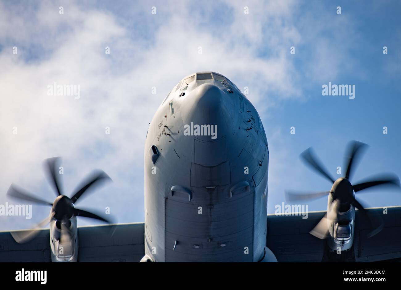 A C-130J Super Hercules from the 36th Expeditionary Airlift Squadron ...