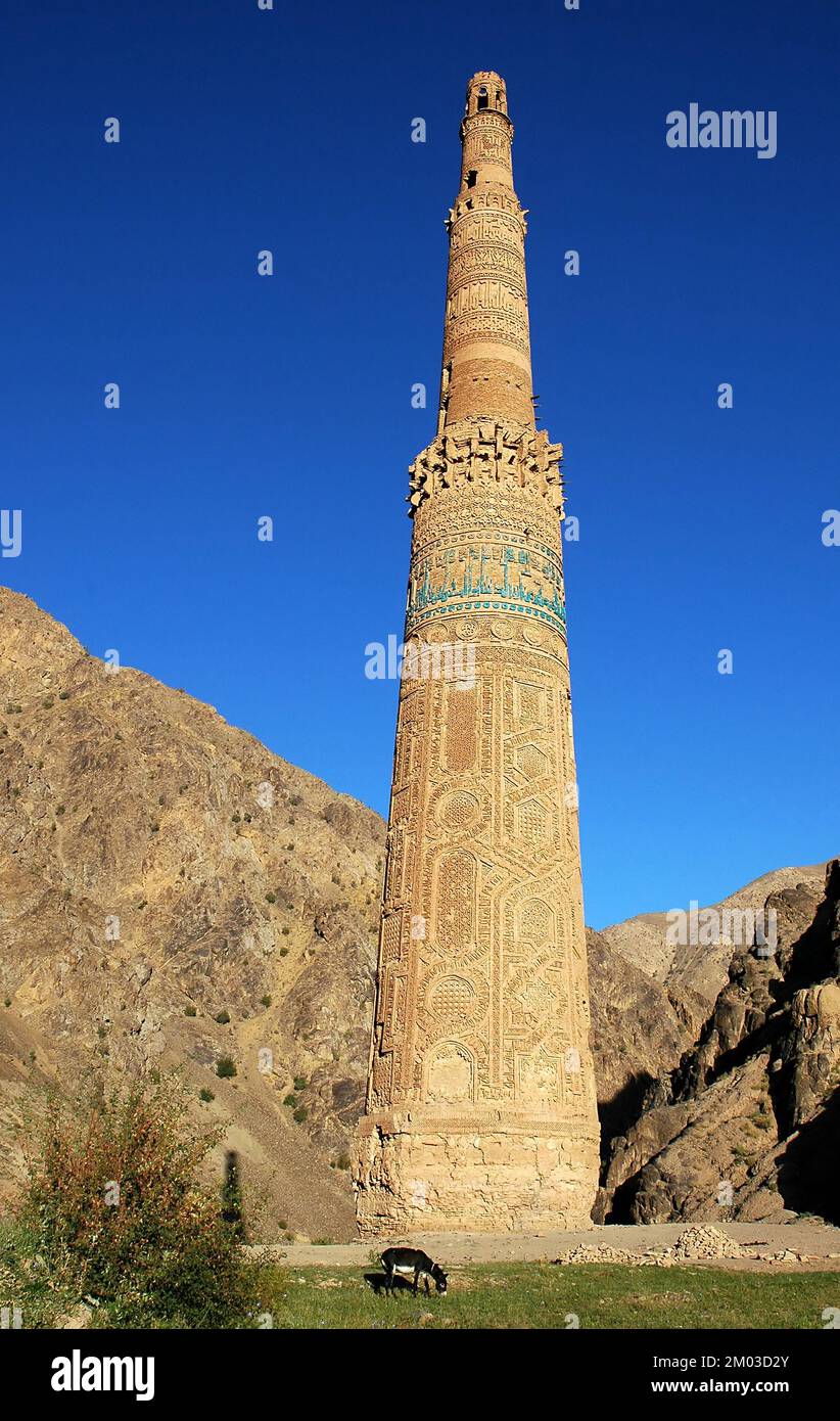 Minaret of Jam, Ghor Province in Afghanistan. The Minaret of Jam is an ...