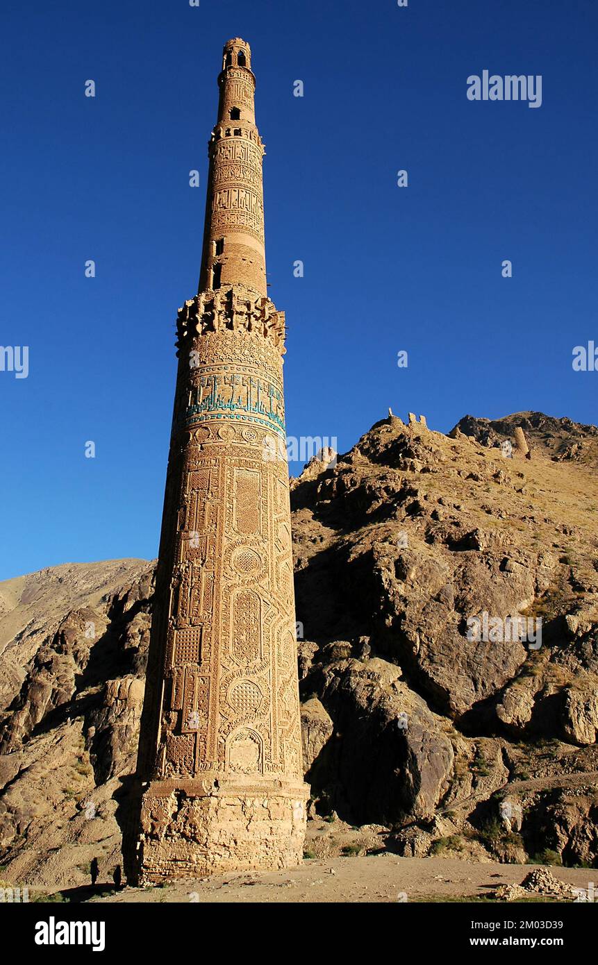 Minaret of Jam, Ghor Province in Afghanistan. The Minaret of Jam is an ...