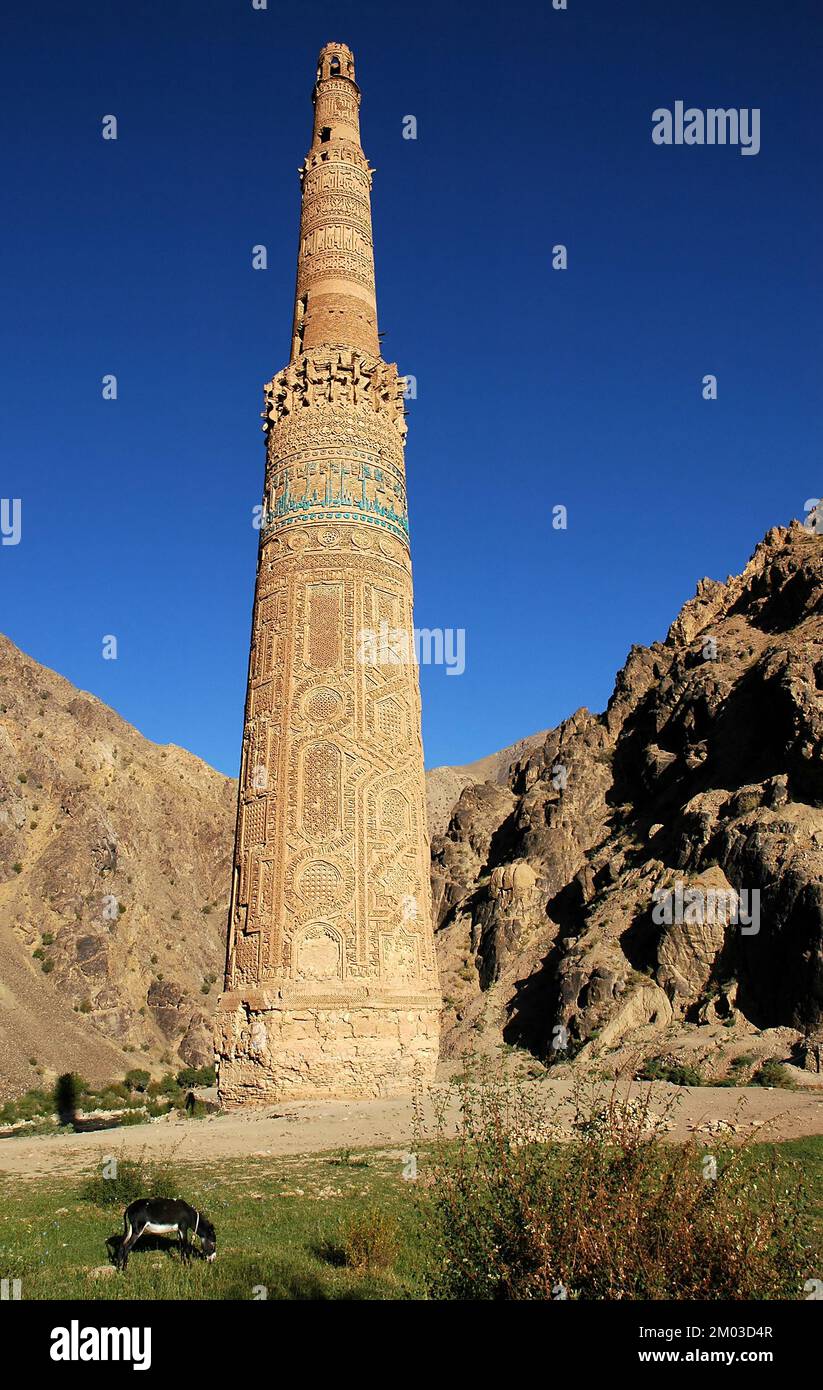 Minaret of Jam, Ghor Province in Afghanistan. The Minaret of Jam is an ...
