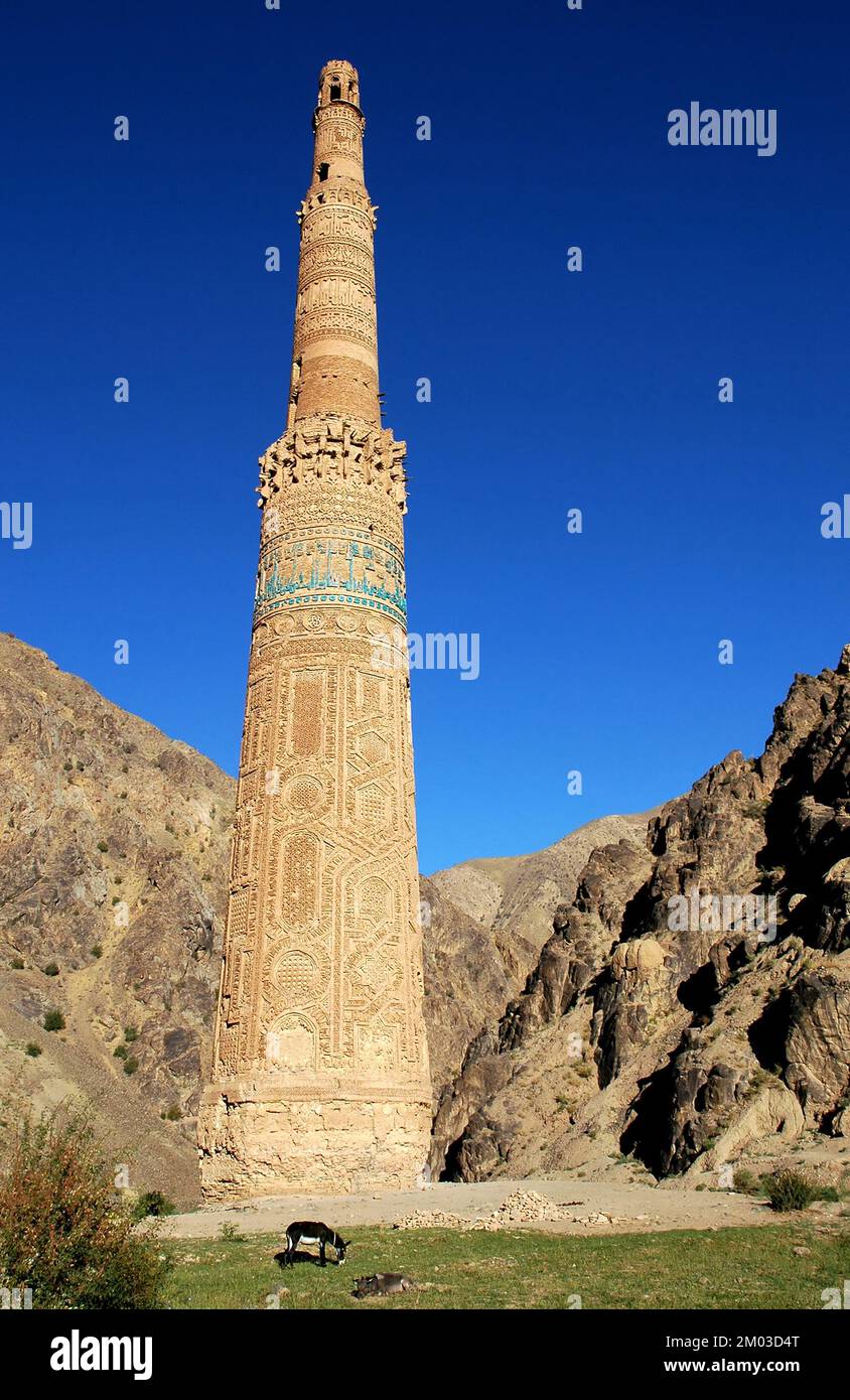Minaret of Jam, Ghor Province in Afghanistan. The Minaret of Jam is an ...