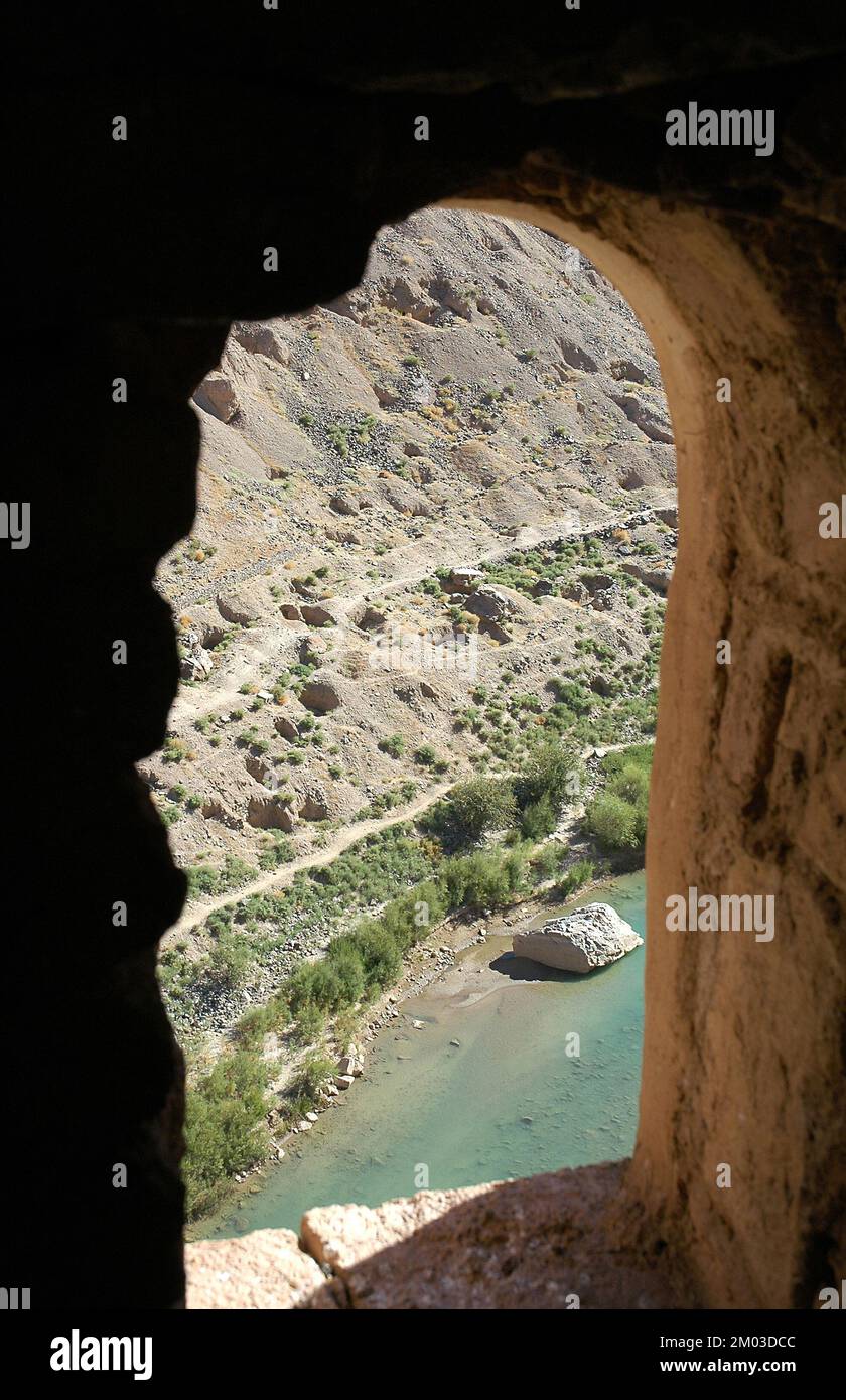Minaret of Jam, Ghor Province in Afghanistan. View from the top of the ...