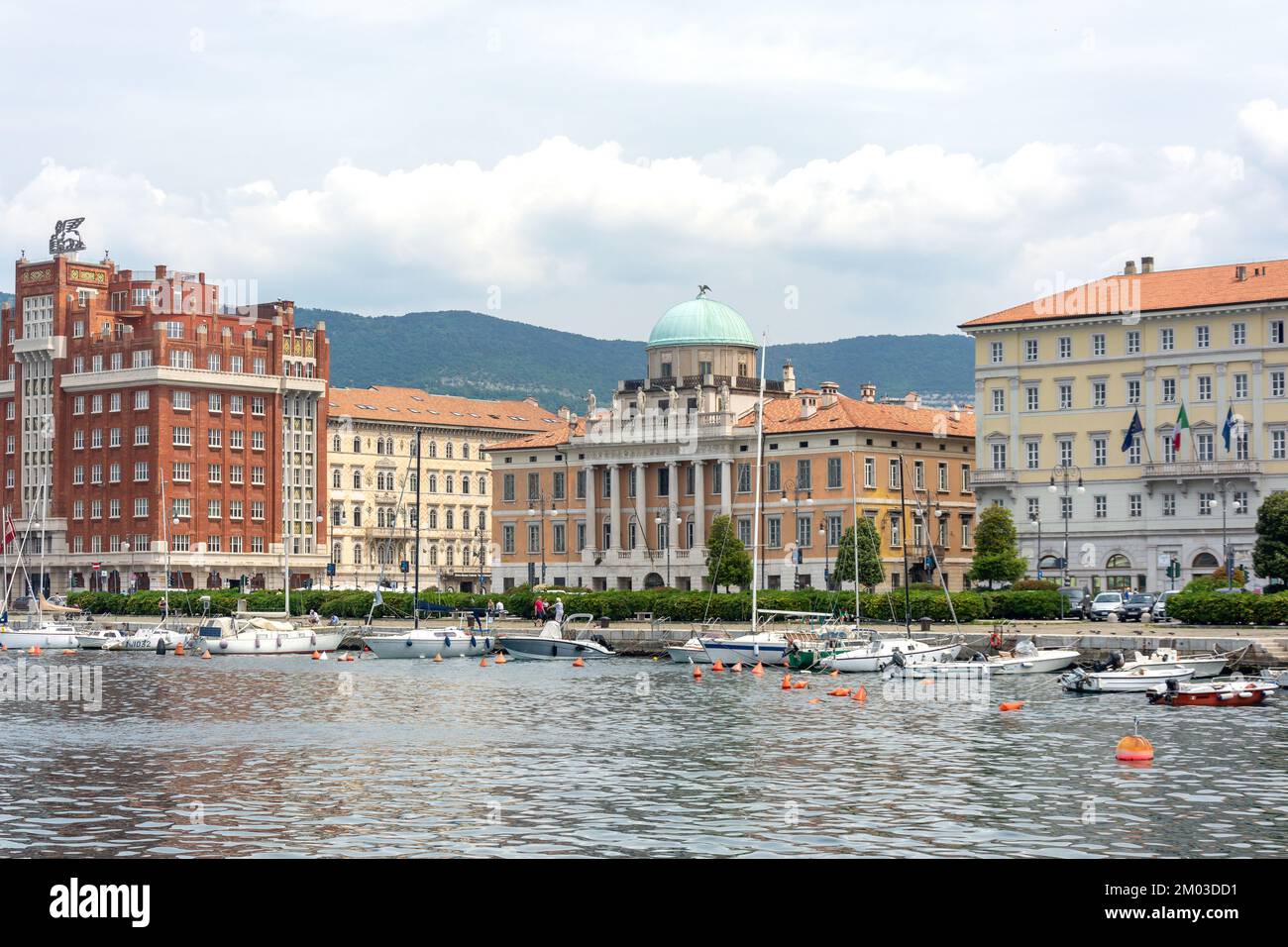 Seafront promenade riva nazario sauro trieste city centre harbour hi-res stock photography and ...