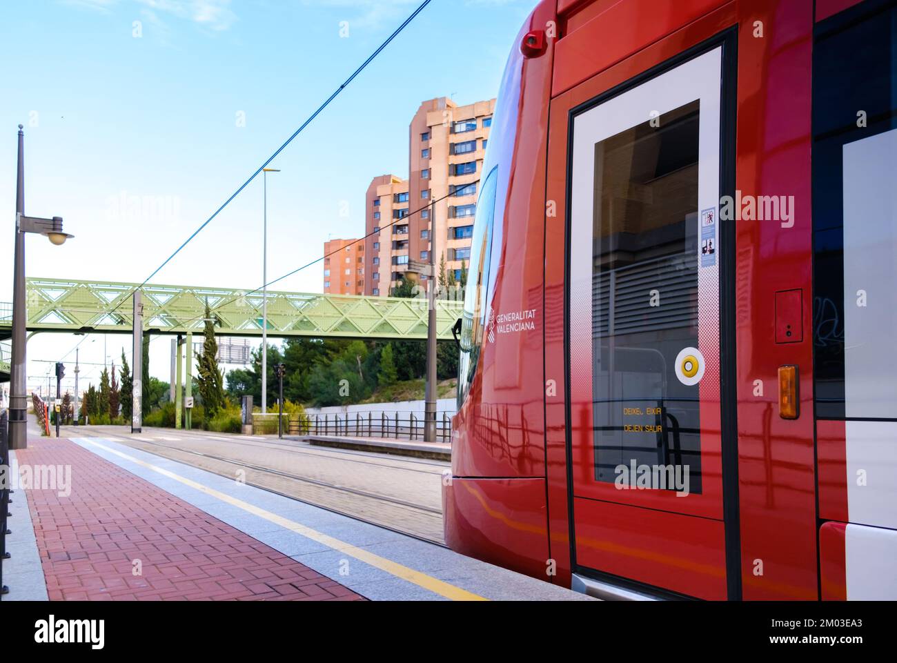 Valencia tram hi-res stock photography and images - Alamy