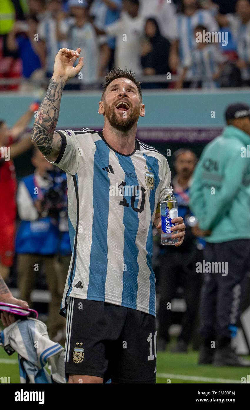 Al Rayyan, Catar. 04th Dec, 2022. Argentina vs Australia Party, match ...