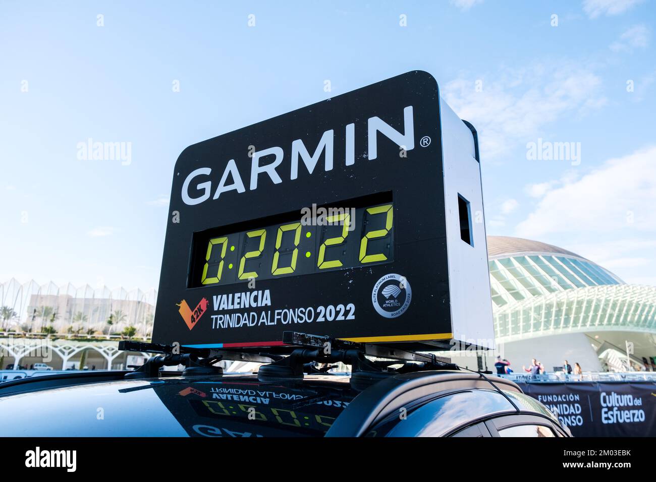 Marathon race timing car hi-res stock photography and images - Alamy