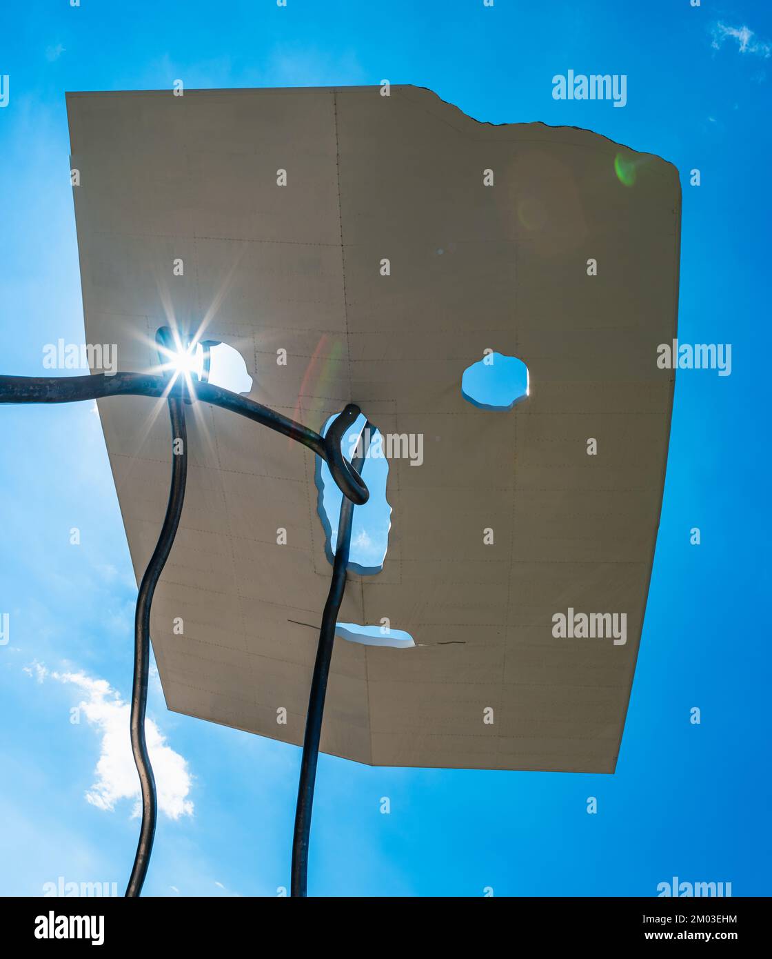 David and Goliath sculpture by Antoni Llena in Barcelona, Spain, Europe ...