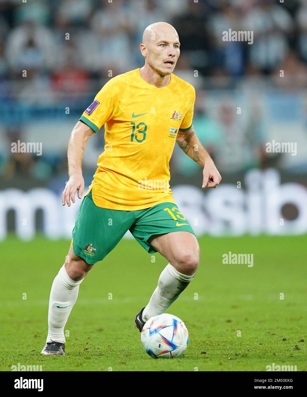 Australia's Aaron Mooy during the FIFA World Cup round of 16 match at ...