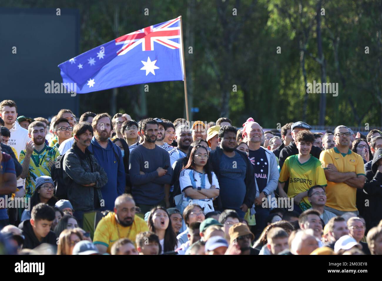 Sydney, Australia. 4th December 2022. Huge crowds attended Tumbalong ...