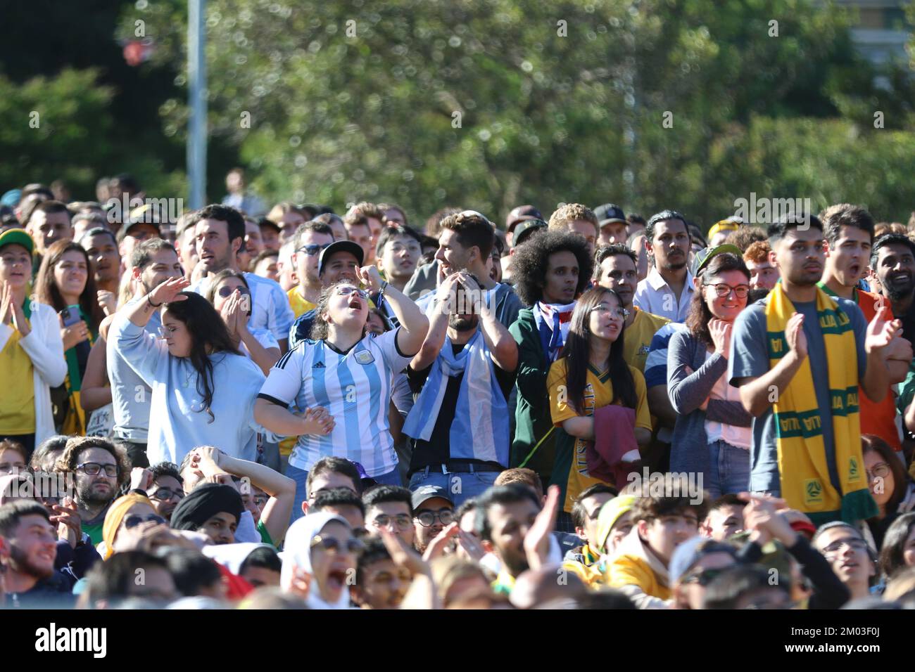 Sydney, Australia. 4th December 2022. Huge crowds attended Tumbalong ...