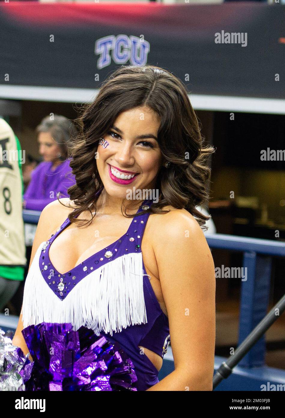 Arlington, Texas, USA. 3rd Dec, 2022. TCU Showgirls having fun at the ...