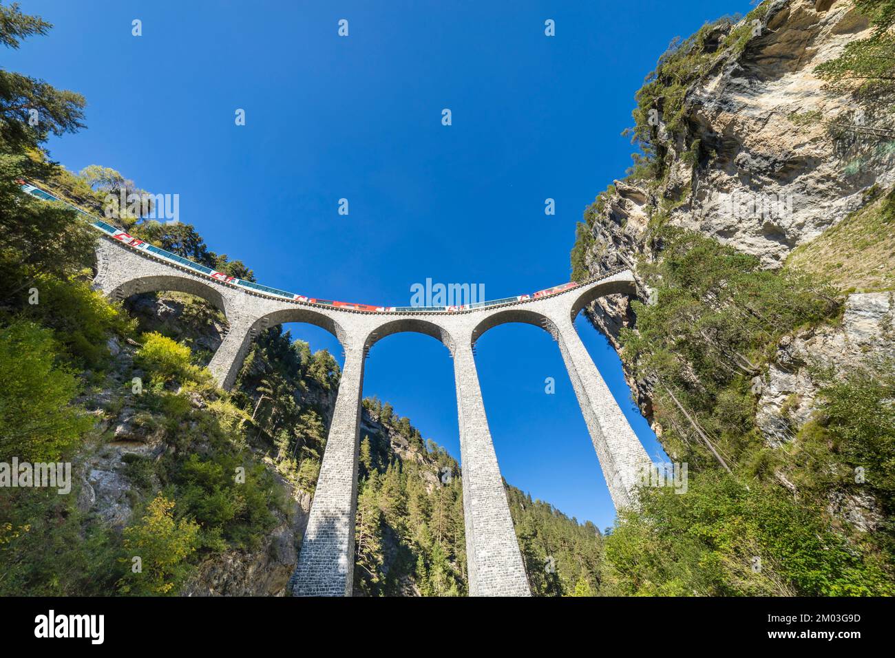 Switzerland train bridge hi-res stock photography and images - Alamy