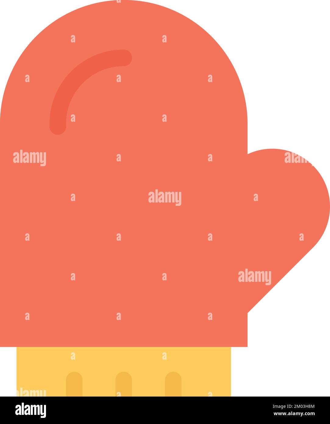 Red mitten snowflake design Stock Vector Images - Alamy